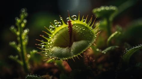 Premium Ai Image A Plant With A Fly Trap