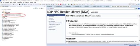 about nfc reader library nxp community