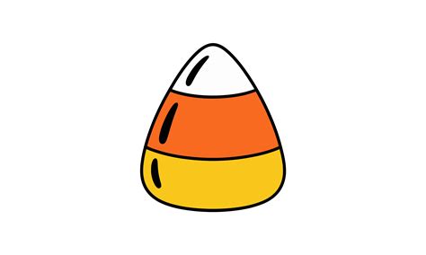 Simple Cartoon Candy Corn Vector Graphic By Rabiulalam97677 · Creative