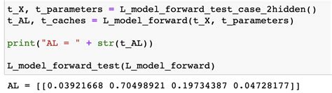 DLS1 Week 4 Assignement Exercise 5 Error Numpy Array Type Neural