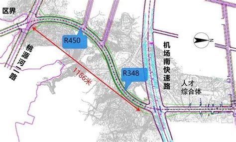 即墨营流路机场快速至区界贯通工程效果图披露