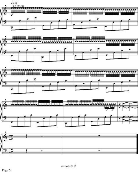 卡农 演奏版 Geogre Winston 钢琴谱钢琴曲 帕赫贝尔 Pachelbel 歌谱简谱网
