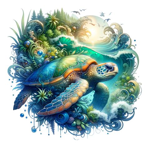 Download Ai Generated Sea Turtle Turtle Royalty Free Stock Illustration Image Pixabay