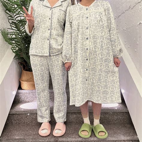 뜨왈 수채화 플라워 커플룩 누빔 홈웨어 에이블리