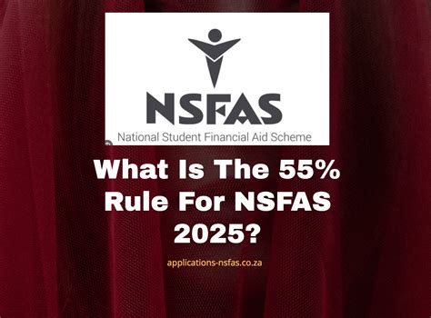 What Is The 55 Rule For Nsfas 2025 Za