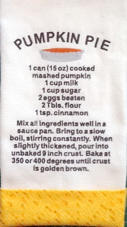 CSS Pumpkin Pie Recipe C Some Stitches