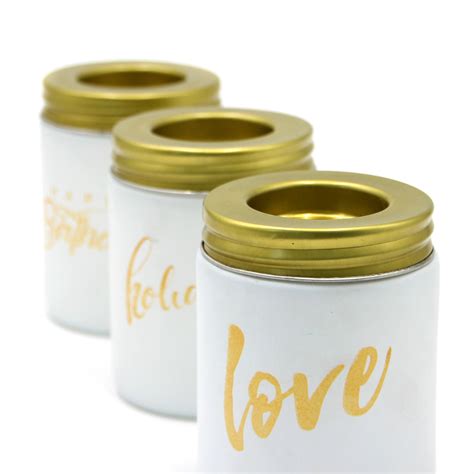 Wholesale Frosted White Glass Candle Vessel 10oz Candle Jar With Gold