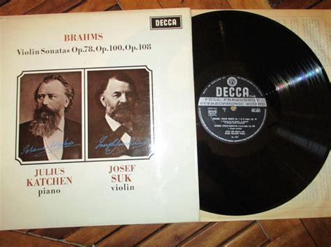 Rare Julius Katchen Josef Suk Brahms Decca Wbg Stereo Sxl