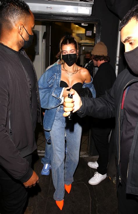 Hailey Bieber Sexy In The Nice Guy Bar 28 Photos The Fappening