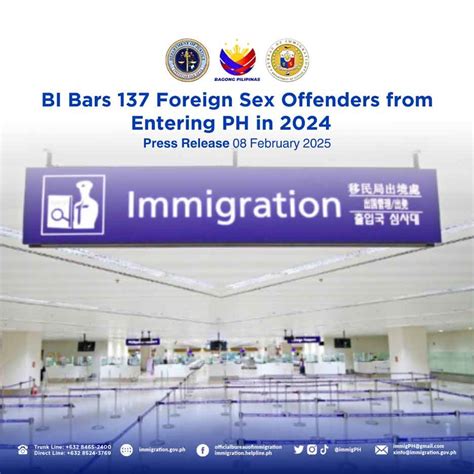 BI Bars Foreign Sex Offenders From Entering PH In Bureau Of Immigration Philippines