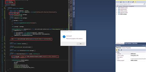 C How Do I List All The Projects In The Current Solution Using