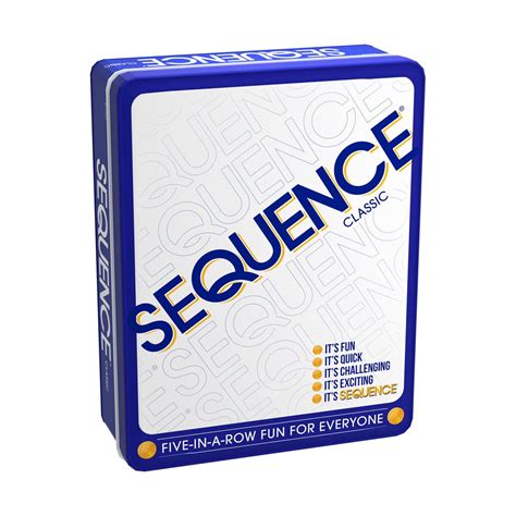 Sequence Classic In Tin Mind Games Sequence Classic In Tin Mind Games