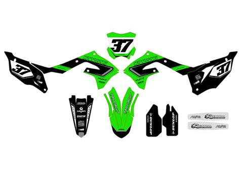 Kawasaki 250 Kxf Deco Kit 2021 2024 Box Motorcycle Deco Kit Shop