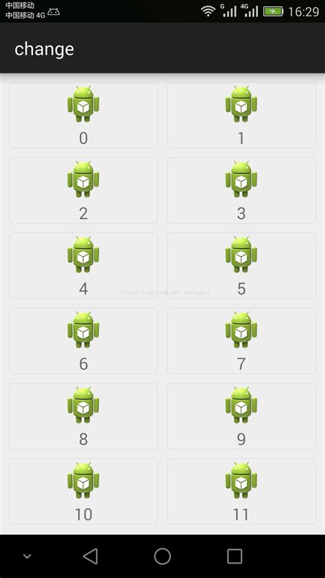 android gridview子元素item按击交互设计：背景颜色改变 gridview按下颜色 csdn博客