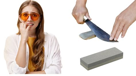 Common Beginner Sharpening Mistake Using Fine Stone Taiwan Tuna Knives