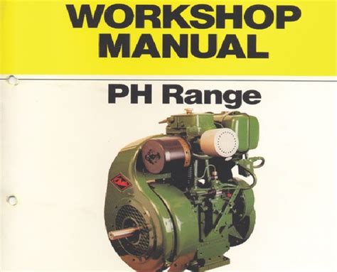 Lister Petter Ph Range Ph1 Ph2 Ph1w Ph2w Engines Complete Workshop