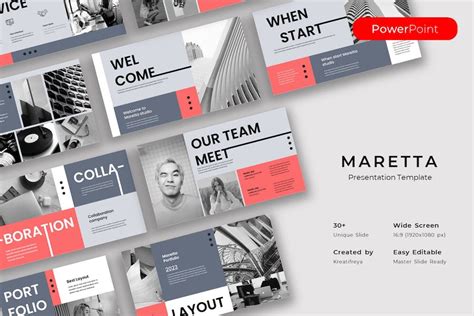 Маретта Шаблоны презентаций Powerpoint Шаблон бизнеса Шаблоны презентаций Envato Elements