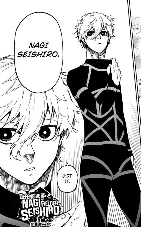 Nagi Blue Lock Anime Manga Art Blue