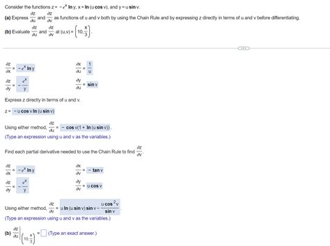 Solved I Want Both Parts Of B Evaluate Both With Respect To Chegg
