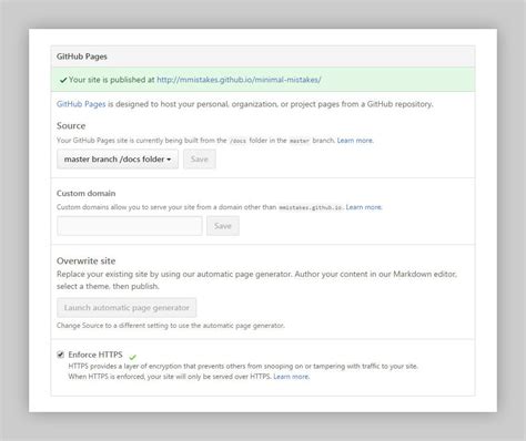Configuring Publishing Sources For Github Pages Made Mistakes