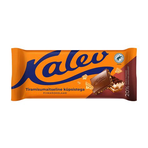 Kalev Tiramisu Flavoured Milk Chocolate With Biscuits 100g Orkla Pood