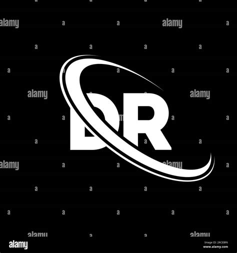 Dr Logo D R Design White Dr Letter Drd R Letter Logo Design Initial Letter Dr Linked Circle