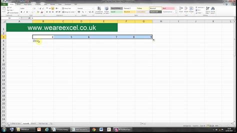Excel Tips And Tricks Using Autofill Youtube