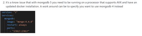 Docker Compose Files Extractionmongodb Mongodb Container Not Working