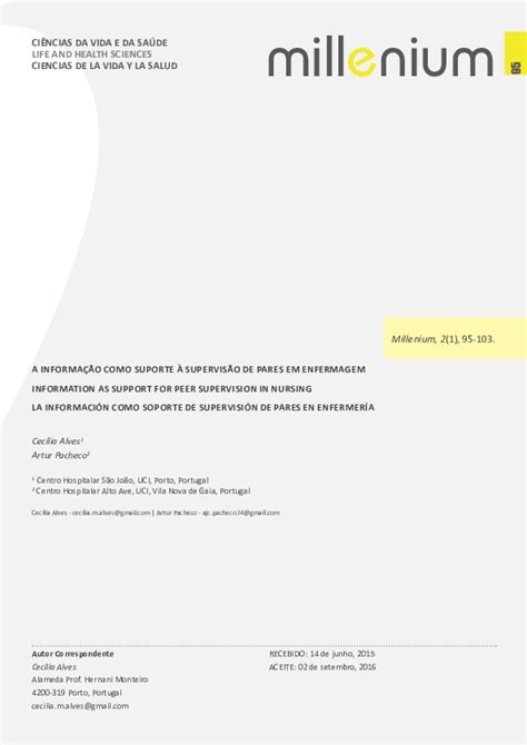 pdf a informação como suporte à supervisão de pares em enfermagem