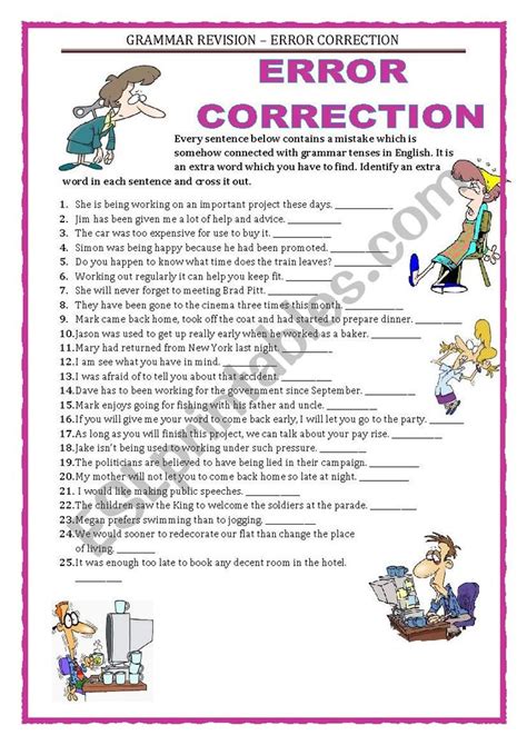 Grammar Revision Error Correction Part 1 Sentence Correction Grammar Revision Error Correction Part 1 Sentence Correction