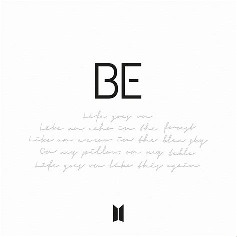 BE Álbum de BTS LETRAS MUS BR BE Álbum de BTS LETRAS MUS BR