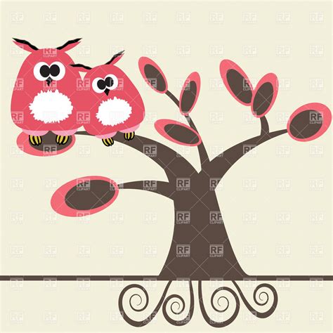 Owl Tree Vector At Vectorified Com Collection Of Owl Tree Vector Free For Personal Use