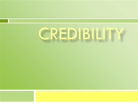 Ppt Credibility Powerpoint Presentation Free Download Id 120220