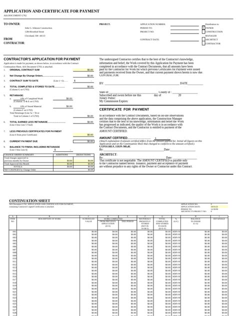 Aia G702 G703 Template Subs Only 4 4 23 Pdf