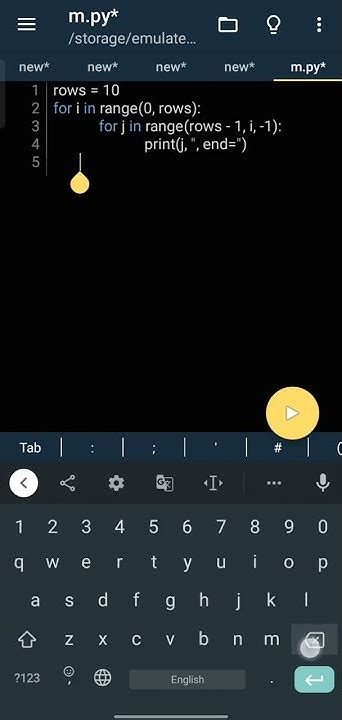 Amazing Python Pattern Program Python Pjs Shorts Codinglover Programmingforbeginners