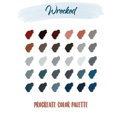 Procreate Color Palettes Etsy