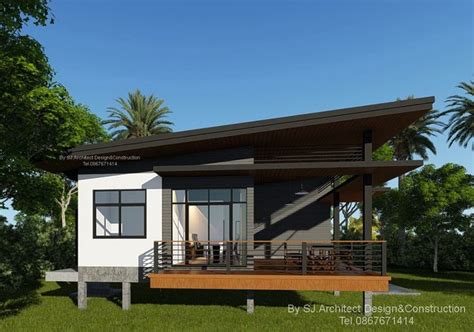 แบบบ้าน Style Modern Tropical 2 ห้องนอน พื้นที่ใช้สร้อยรวม 123 ตรม Doidea ดูไอเดียบ้าน House