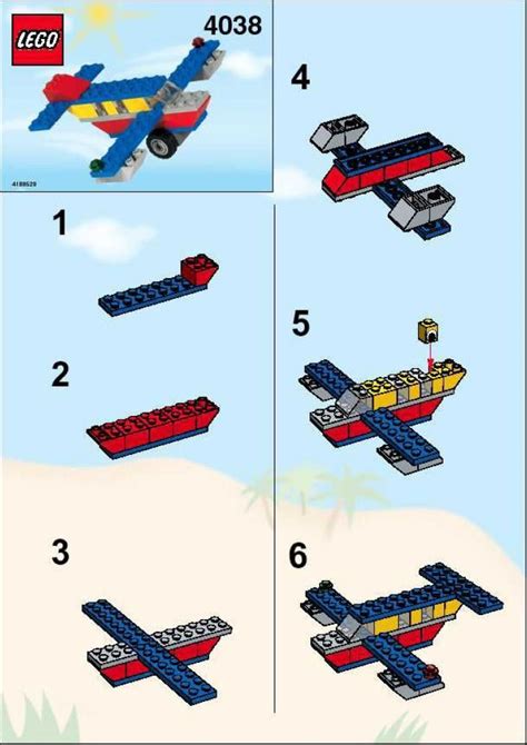 Lego Airplane Building Instructions