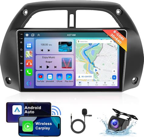 Radio De Coche Android 13 2g 64g Para Toyota Rav4 2001 2005 2003 2004 2005 2006