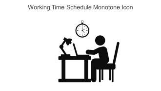 Working Time Schedule Monotone Icon In Powerpoint Pptx Png And Editable Eps Format PPT Template