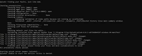 Solved Not Able To Restart Splunk Service Splunk Community
