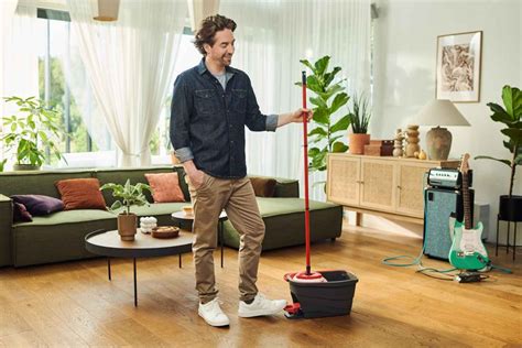 Vileda Turbo Smart იატაკის საწმენდი მოპი სათლით და საწურით Veli Store