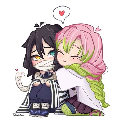 Pin By Acimochi Kepo Gaming On Mitsuri Kanroji X Iguro Obanai