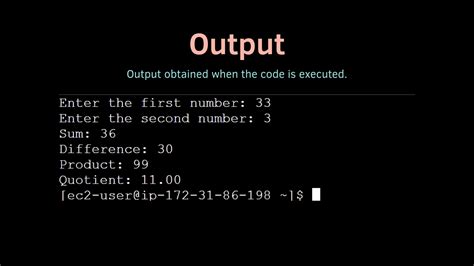 Basic Arithmetic Operations In Linux Environment Pptx