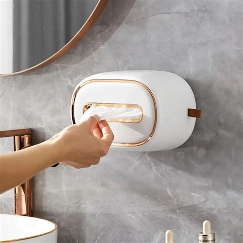 Creative Tissue Box Desktop Tissue Storage Case Wall Mounted Temu Australia