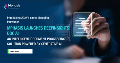 Mphasis Deepinsights Doc Ai A New Ai Tool Mphasis Posted On The Topic Linkedin