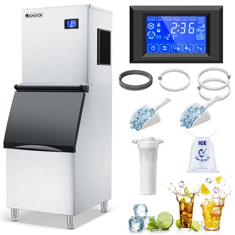 Coolski Commercial Ice Maker Machine 350lb24h Coolski Ice Machines Engineered With Decades