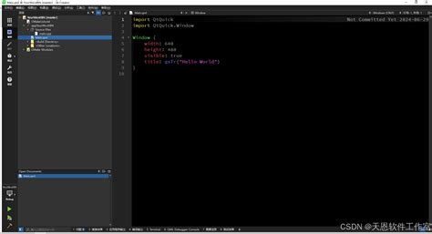 实战qt开发wordbn笔记软件03 创建qt Quick项目yourwordbn；同时学会git合并分支qt的git合并分支 Csdn博客