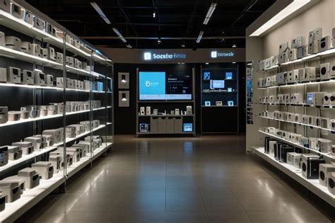 An Electronics Mall With A Large Section For Home Automation And Smart