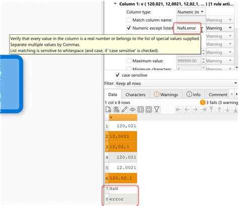 Verify Transform Numeric Values Question Easy Data Transform